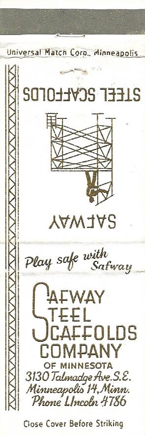 PF-4786Safeway Steel Scaffolds - MatchCoverCollector.com